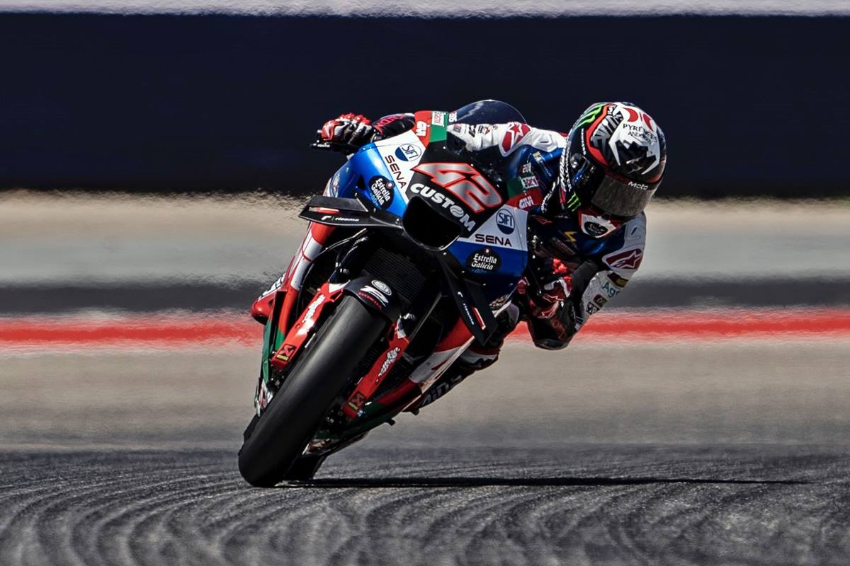 Alex Rins le dio una alegría a Honda en el MotoGP