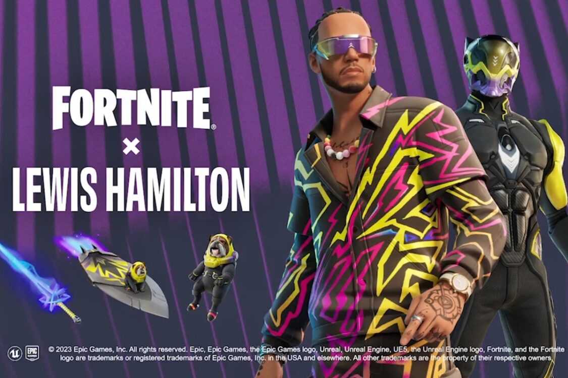 Lewis Hamilton: Todos los detalles de su llegada a Fortnite