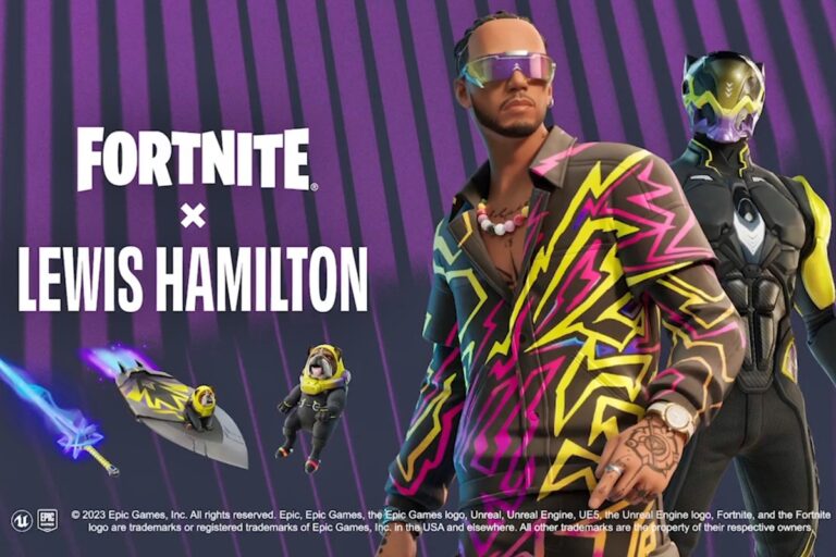 Lewis Hamilton: Todos los detalles de su llegada a Fortnite