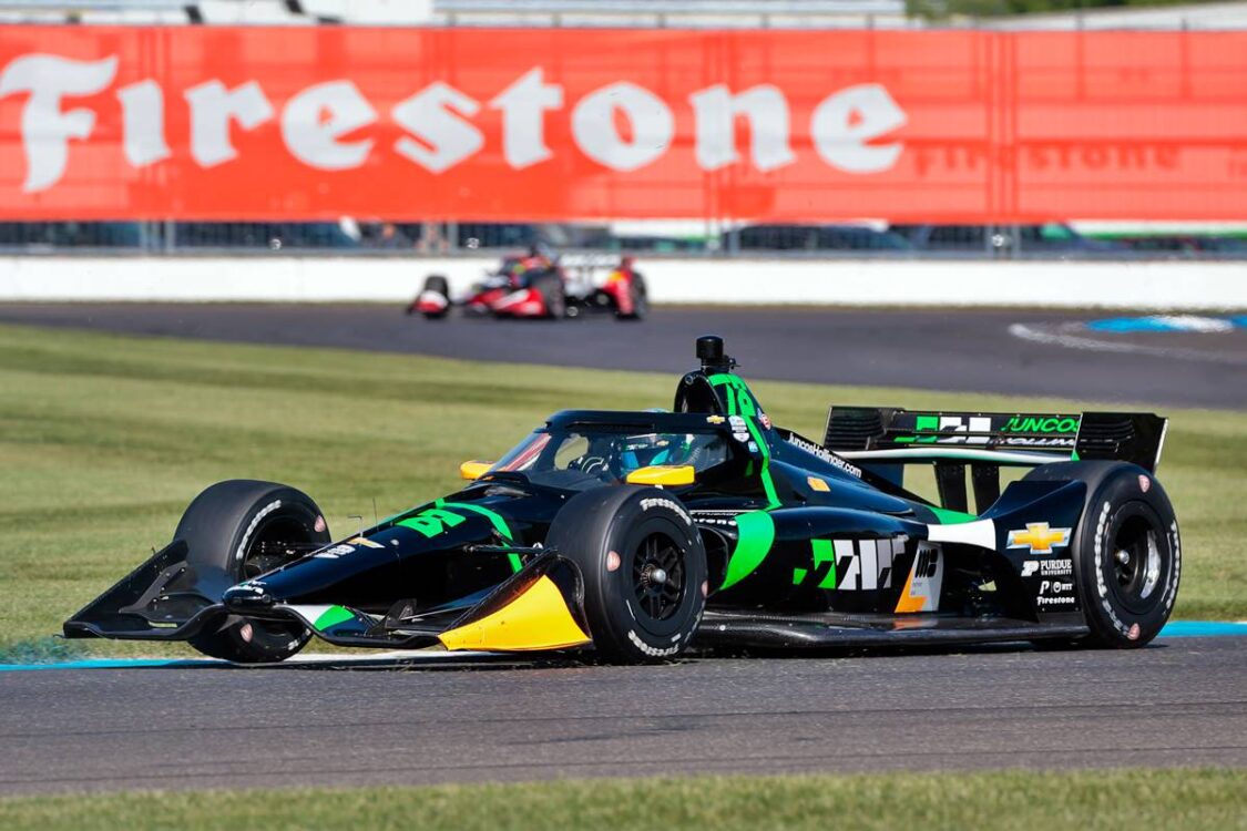 IndyCar: Agustín Canapino sin suerte en el Gran Premio de Indianápolis 2024