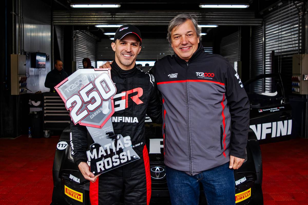 Matías Rossi llegó a las 250 carreras en el TC2000