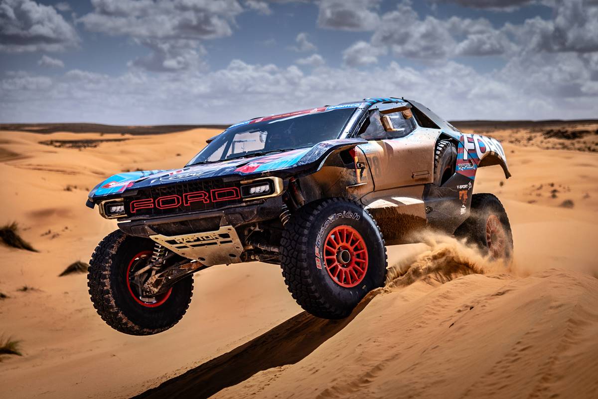 Ford Performance afina el Raptor T1+ en el Rally de Marruecos de cara ...